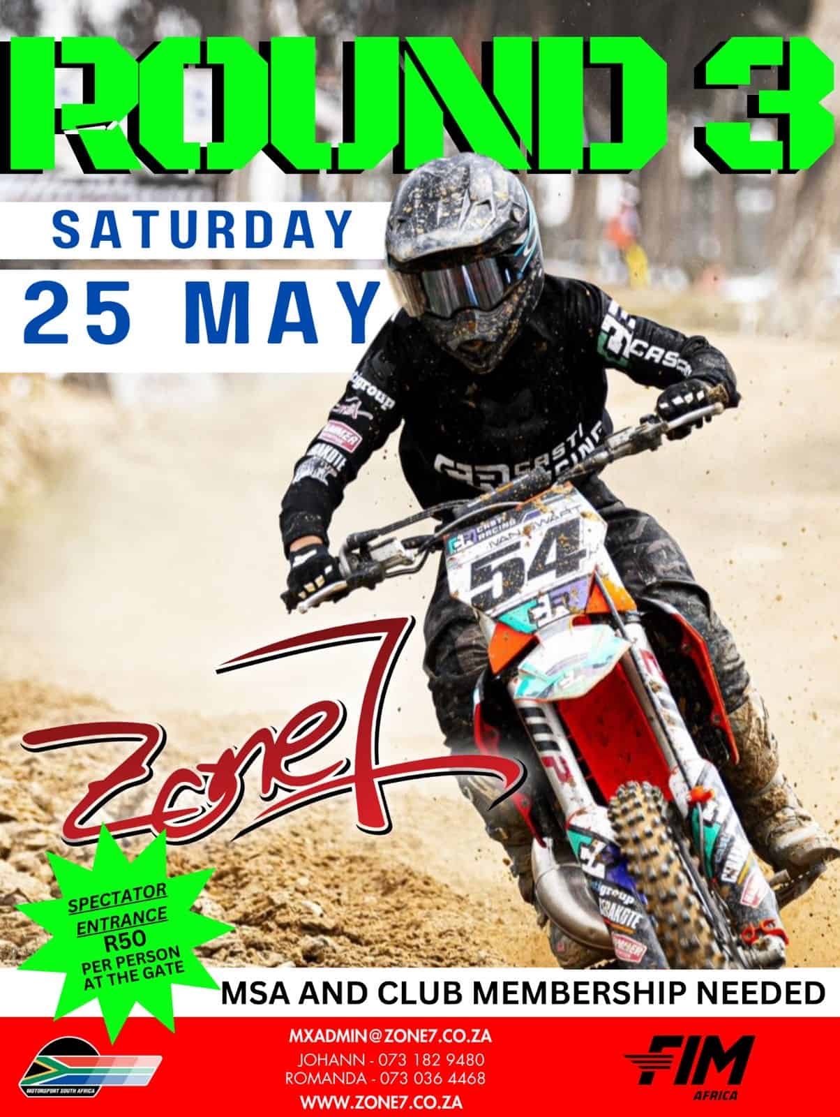 MotoX Race Entry Form - Zone 7 / SpeedSpot