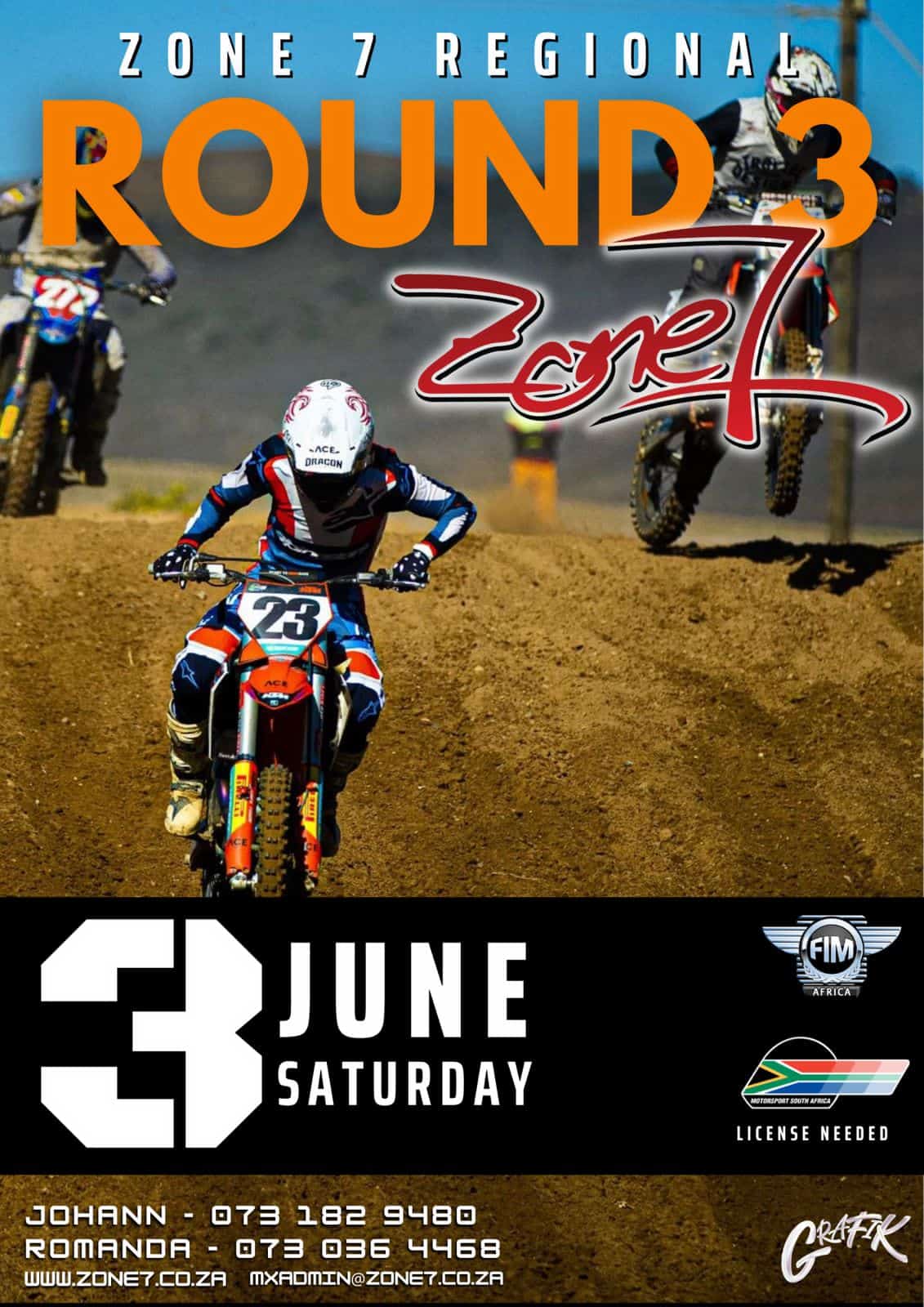 MotoX Race Entry Form - Zone 7 / SpeedSpot